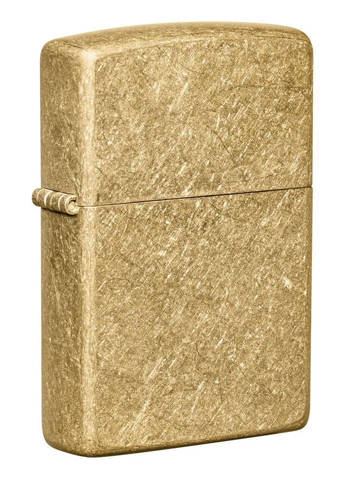 Classic Tumbled Brass Lighter | Zippo Australia