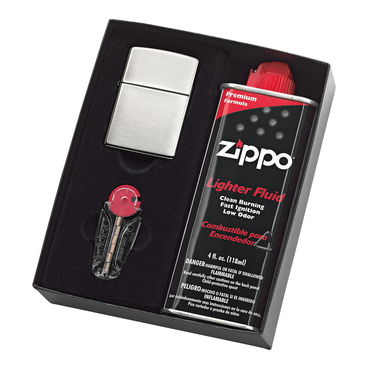 Brush Finish Gift Set | Zippo Lighter Australia – Zippo Australia