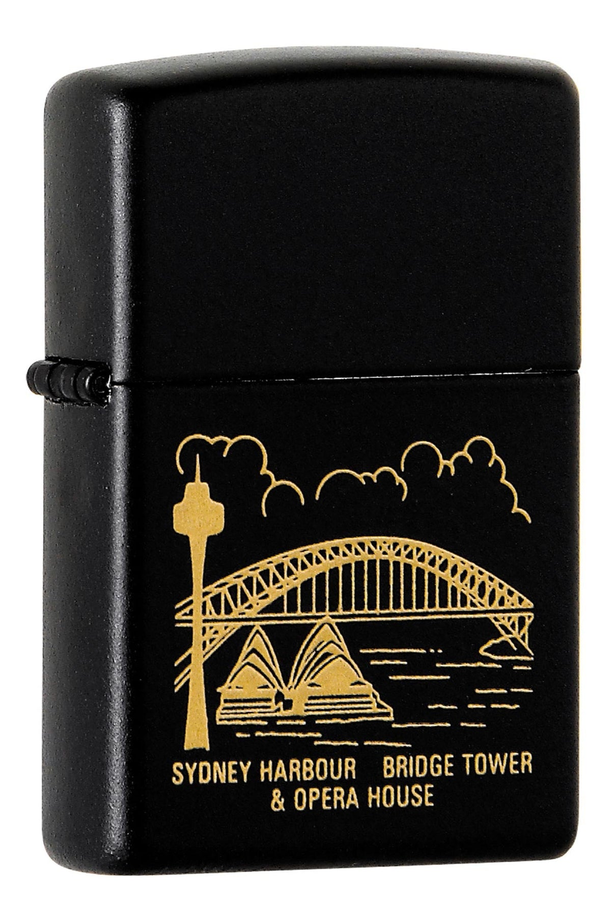 Sydney Harbour Design | Black Matte | Zippo Lighter – Zippo Australia