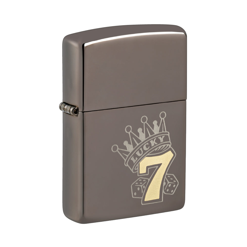 Lucky 7 Design | Black Ice | Zippo Lighter Australia – Zippo Australia