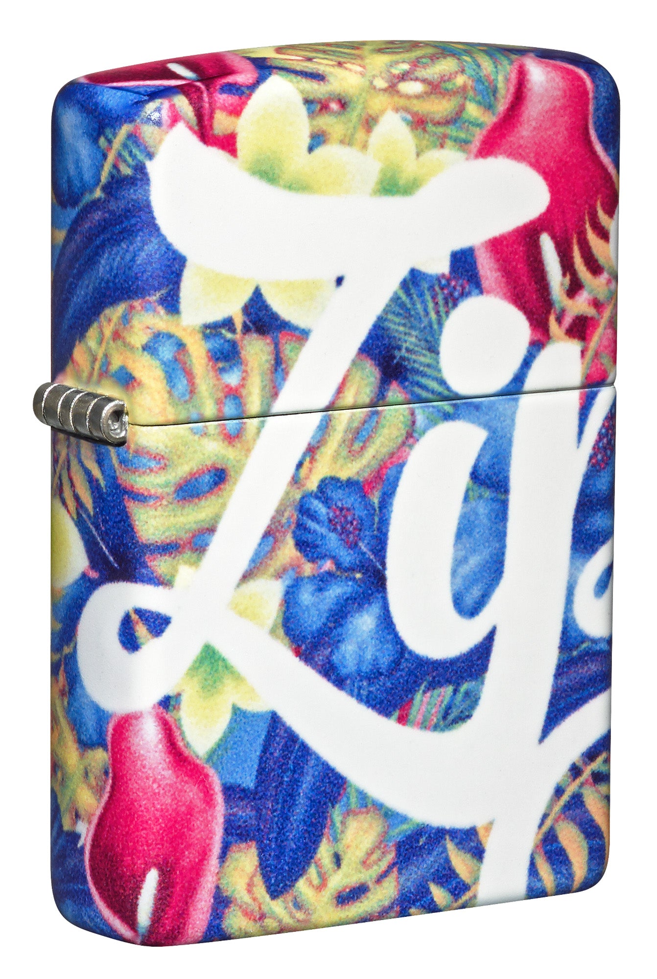 Zippo Logo Floral Design | 540 Colour Lighter – Zippo Australia