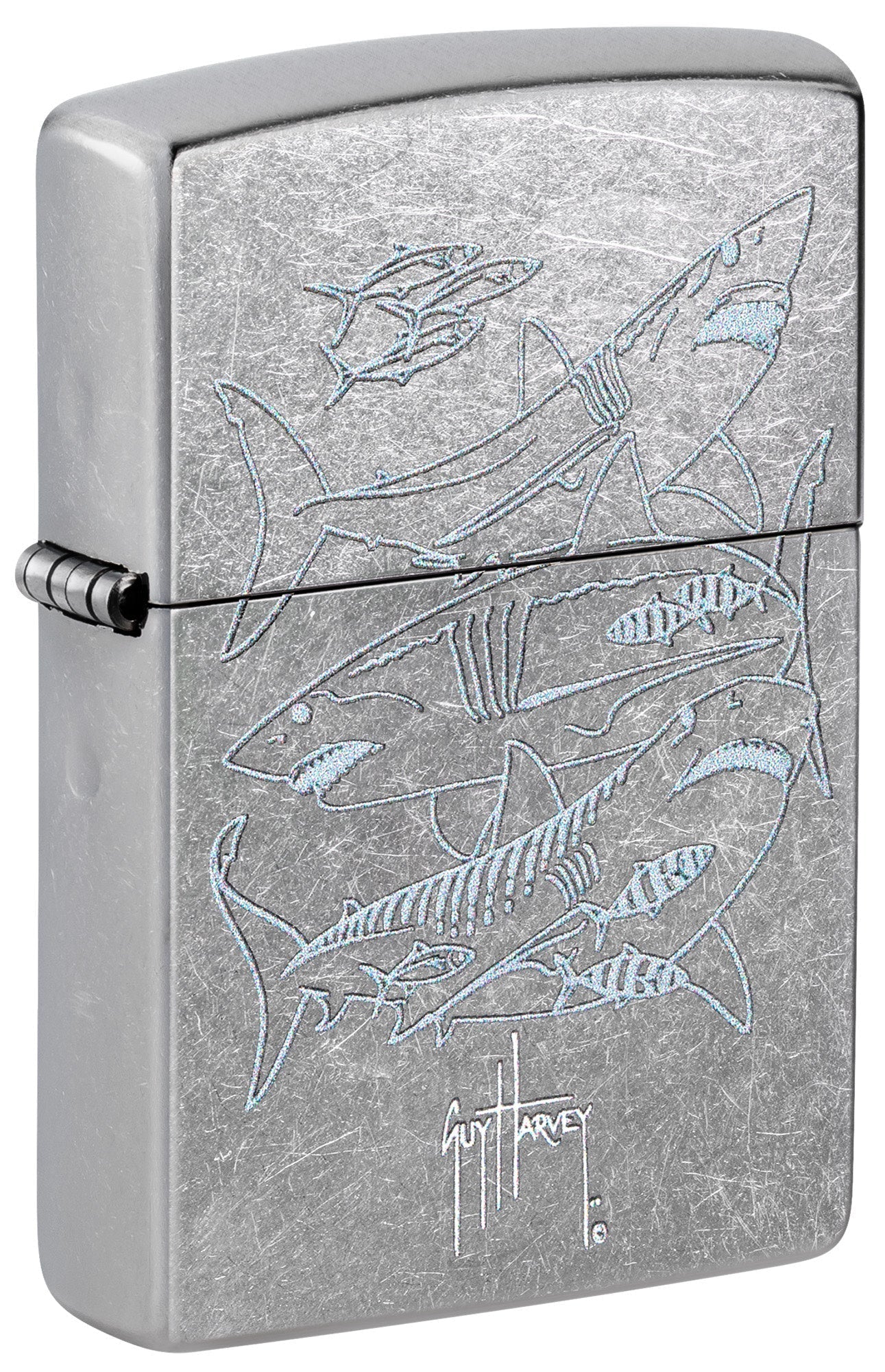 Guy Harvey Shark Design | Street Chrome | Zippo Lighter – Zippo Australia